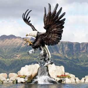 Bronze Eagle Sculpture - Huge Selection