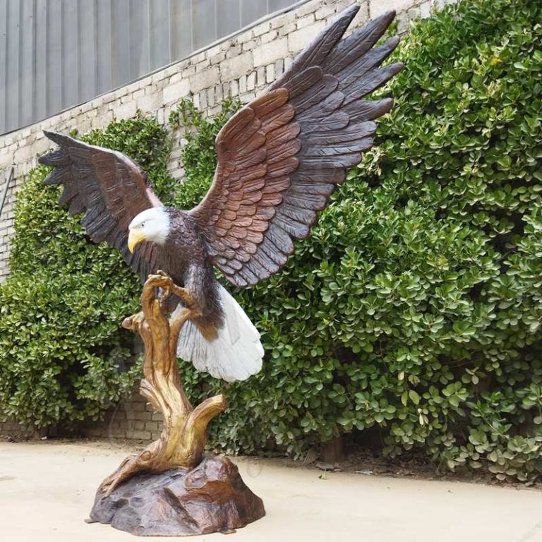 Bronze Eagle Sculpture - Huge Selection