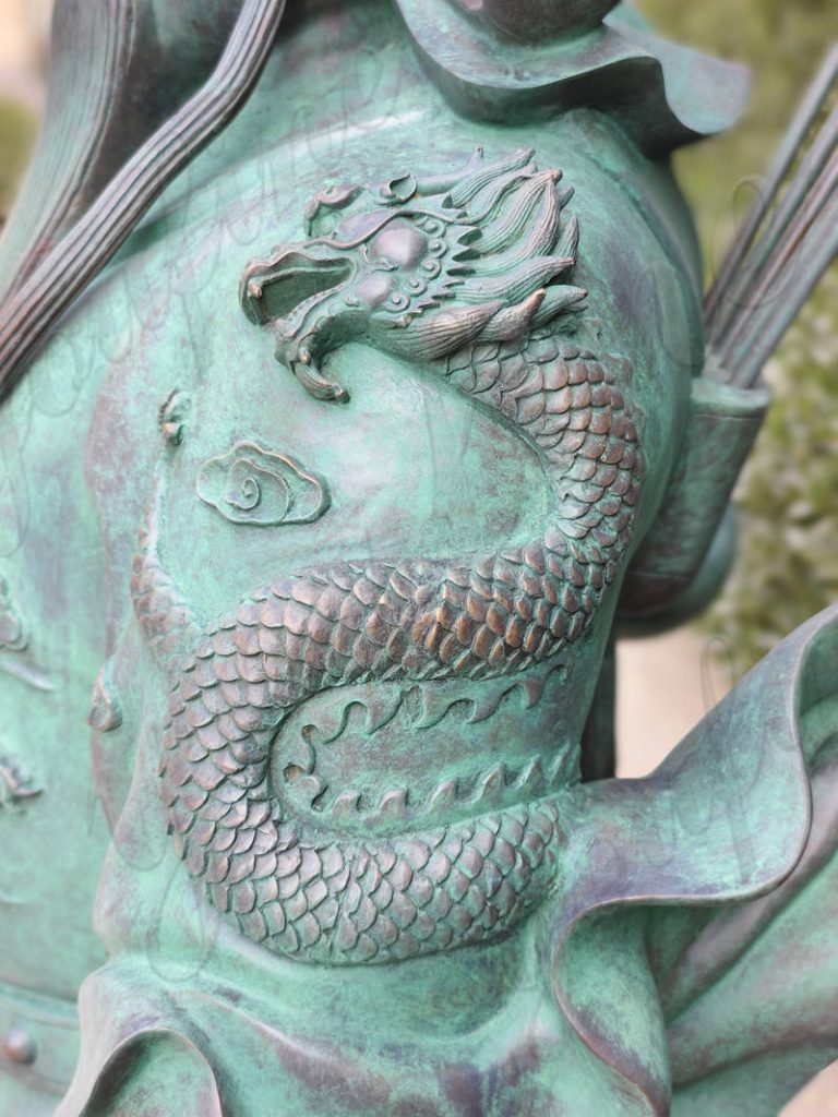 Majestic Bronze General Guan Yu Statue - YouFine