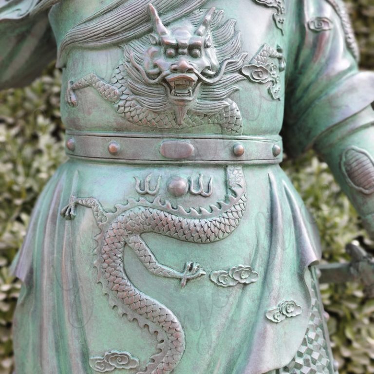 Majestic Bronze General Guan Yu Statue - YouFine