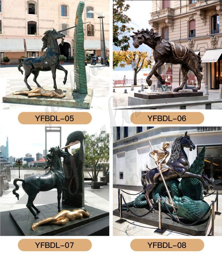 Salvador Dali Statue Bronze Profile Of Time Sculptures - YouFine Bronze ...