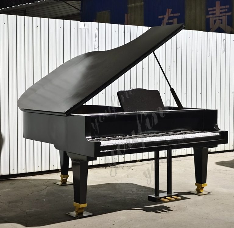 Large Bronze Piano Musical Instruments Sculpture - YouFine