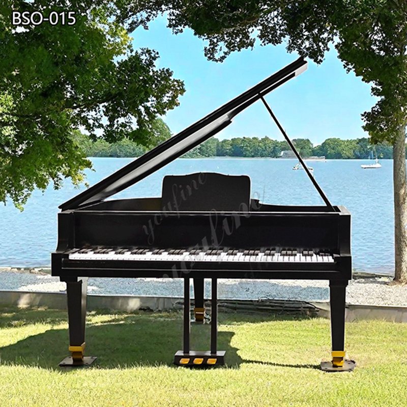 Large Bronze Piano Musical Instruments Sculpture - YouFine