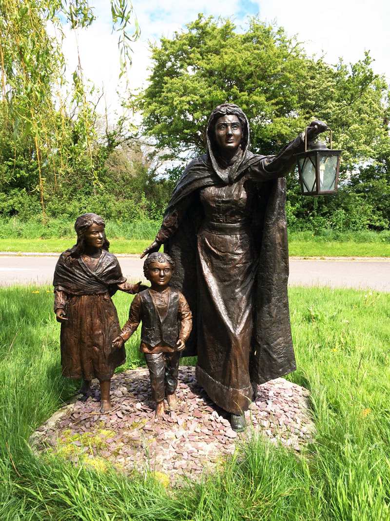 Bronze Nano Nagle The Lady of the Lantern Statue - YouFine