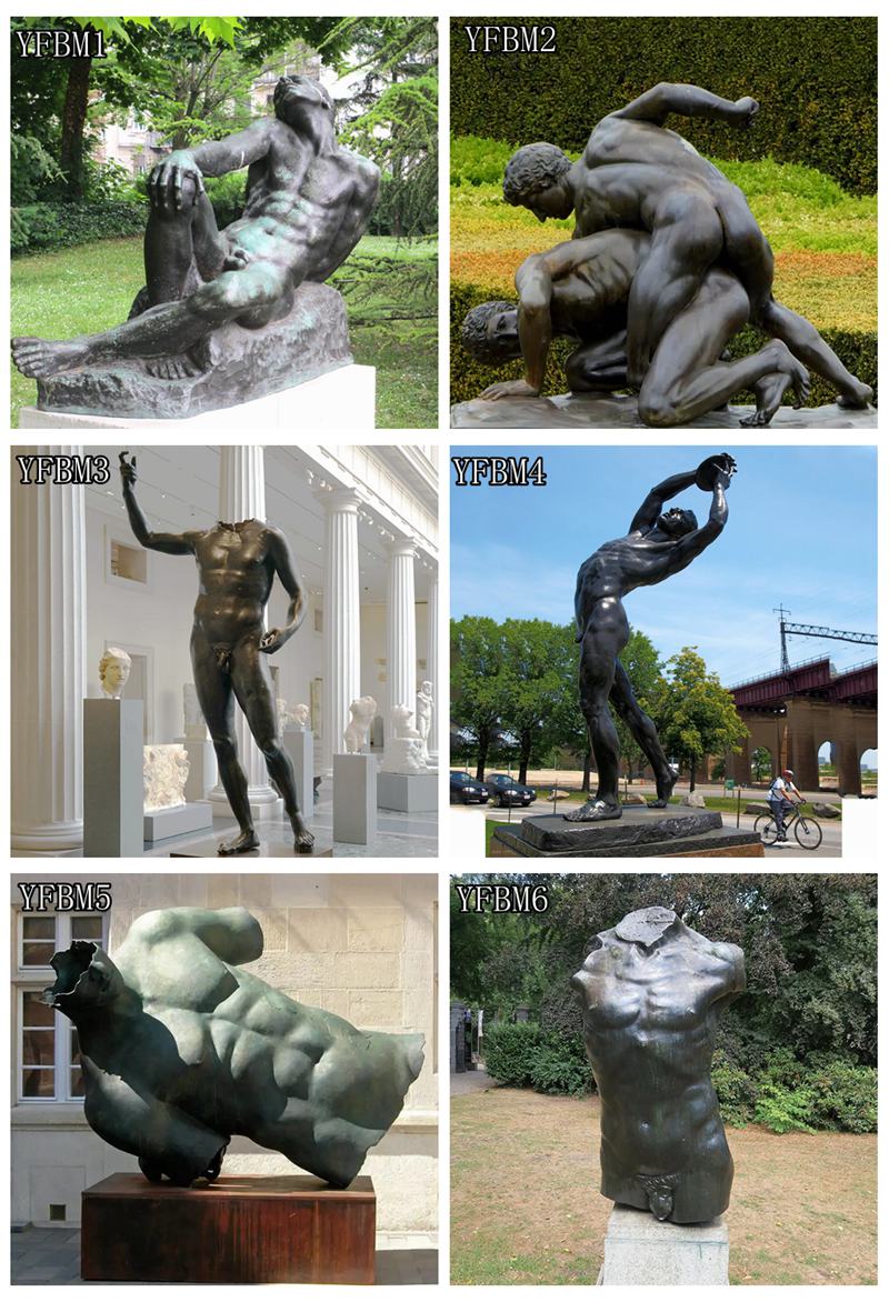 Bronze Ponder Sinner Man Sculpture - YouFine