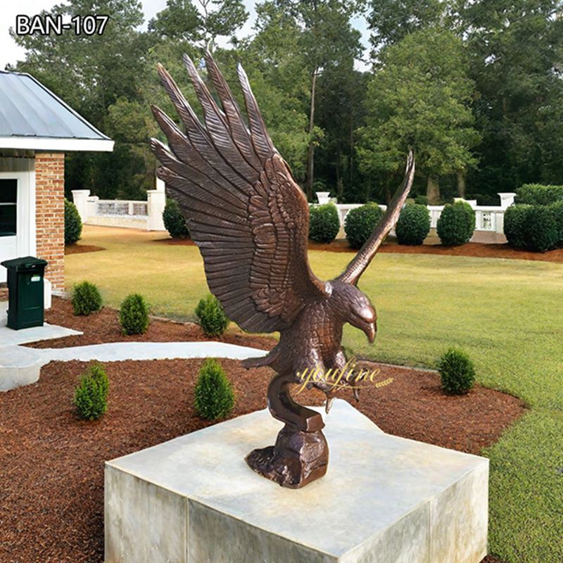 Life Size Bronze Falcon Statue - YouFine