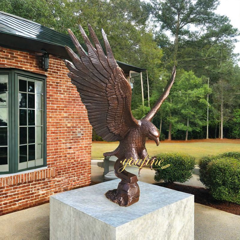 Life Size Bronze Falcon Statue - YouFine