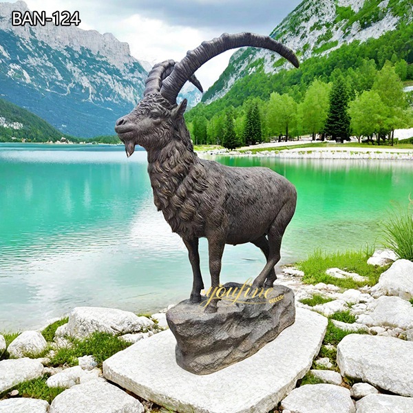Life Size Bronze Ibex Statue - YouFine