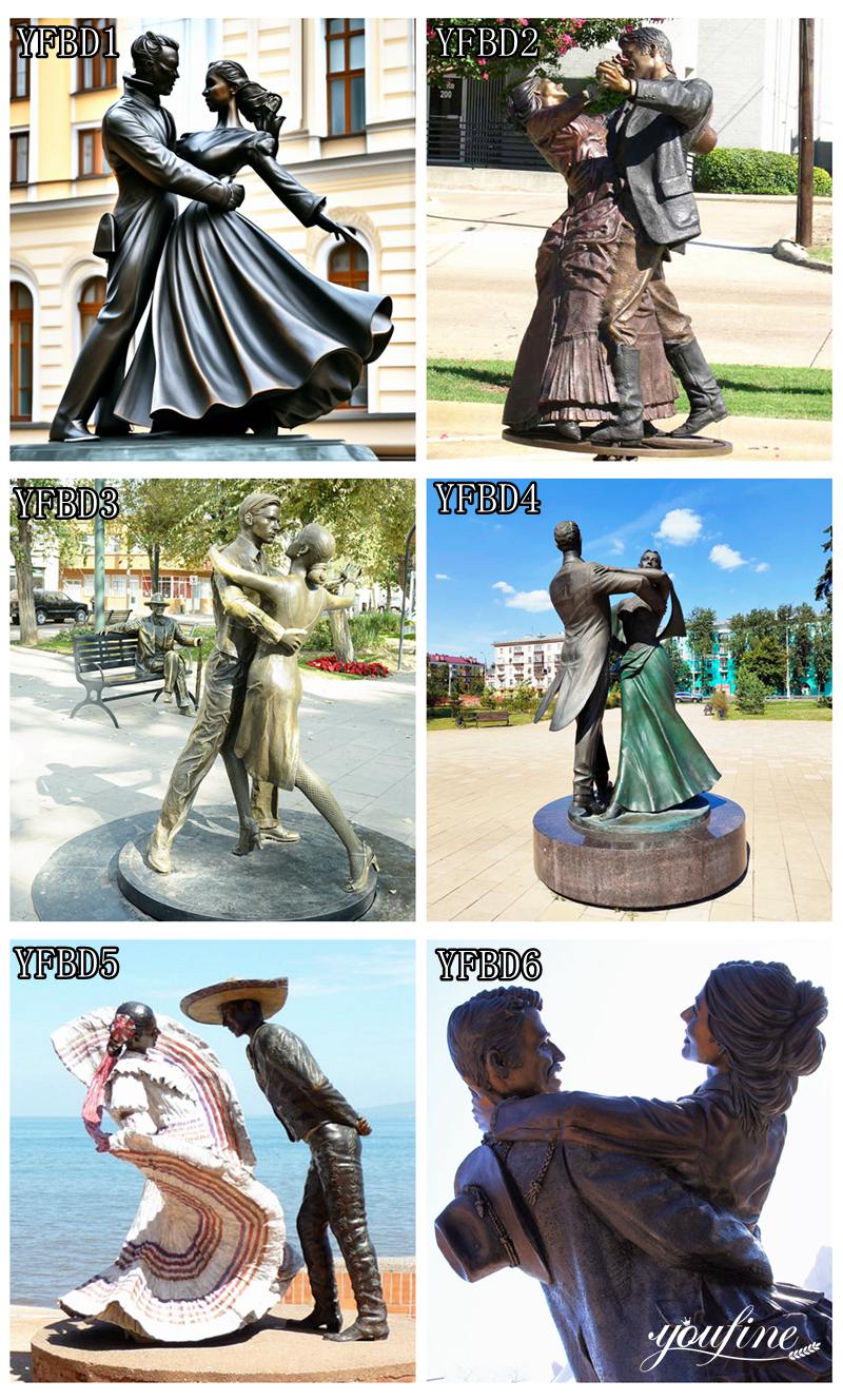 Dancing Couple Statue - YouFine Bronze Sculpture