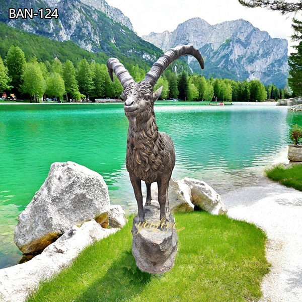 Life Size Bronze Ibex Statue - YouFine