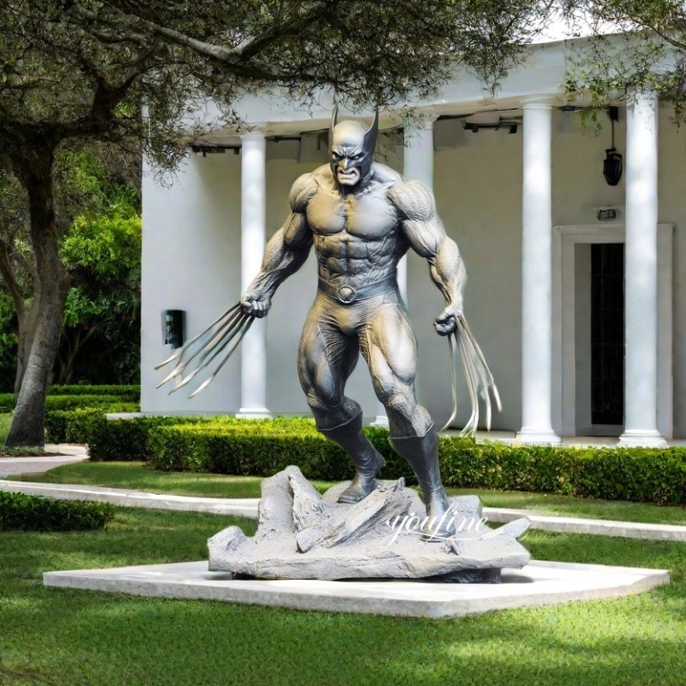 Wolverine Sculpture - YouFine Bronze Sculpture