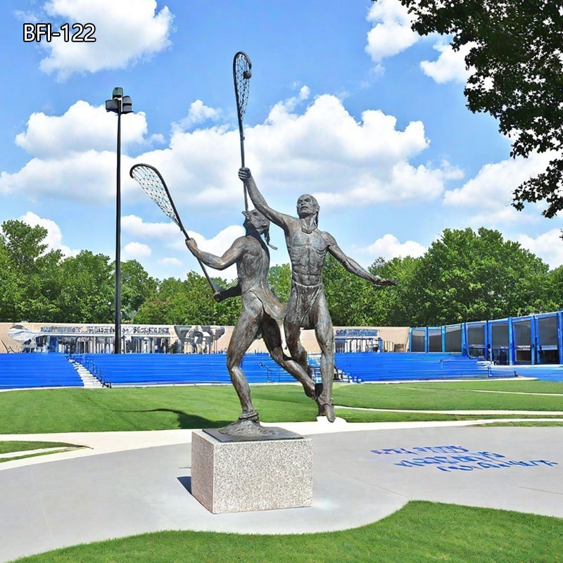 Life Size Bronze Lacrosse Statue - YouFine