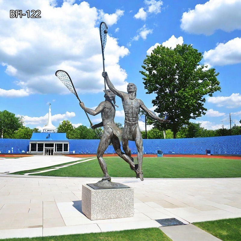 Life Size Bronze Lacrosse Statue - YouFine