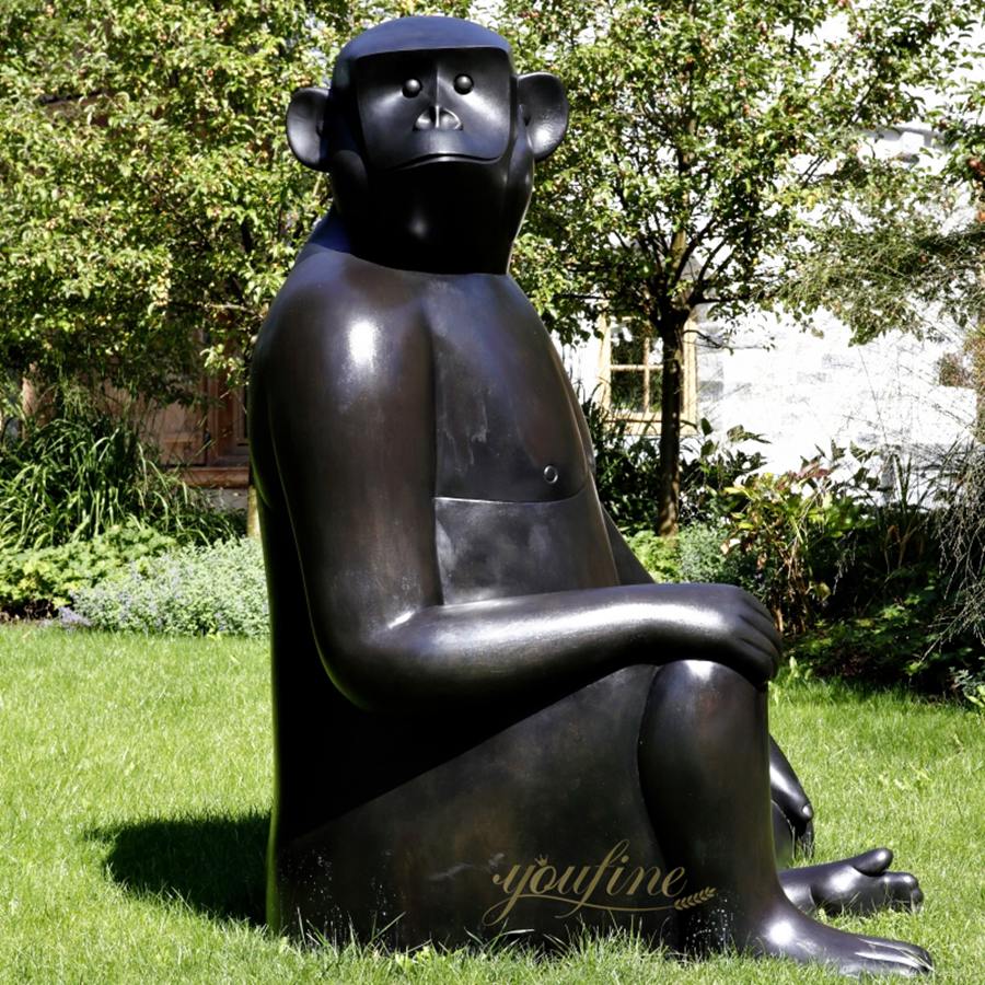 Sitting Monkey Statue