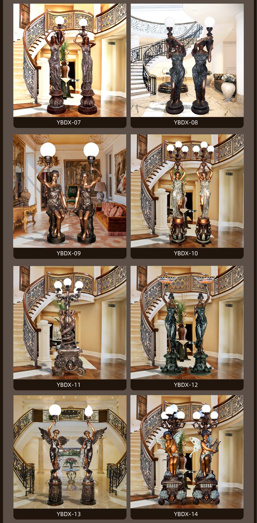 Lady Lamp Statue