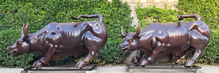 Wall Street Charging Bull Sculpture